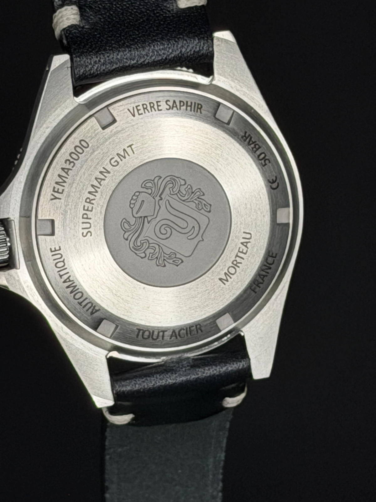 CARRERABAYERN-LUXUSUHREN - Yema Superman 500 GMT Batman YGMT22C41-AA62S ...